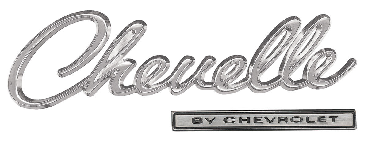 Chevelle Header Panel Emblem Kit, 1969 @ OPGI.com