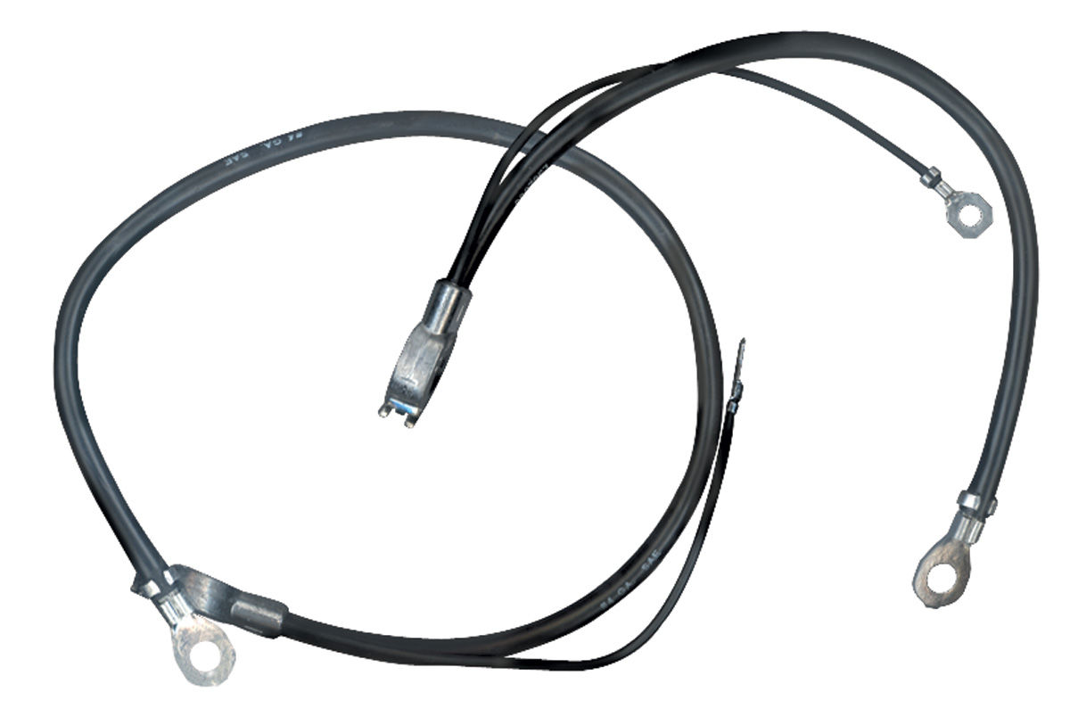 M&H 1964-1967 GTO Battery Cable, Spring Ring Negative V8 @ OPGI.com